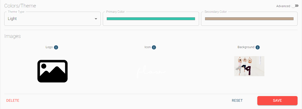 App Settings & Branding - Devless