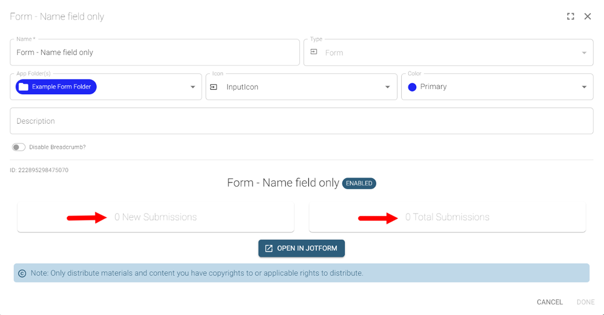 Jotform Add-on - Devless